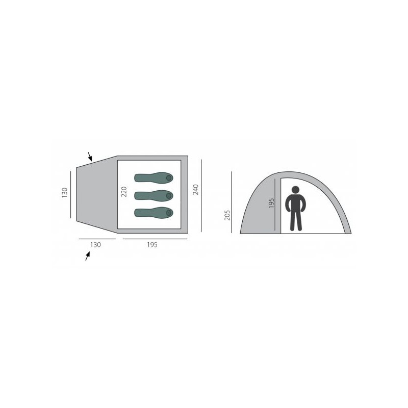 Палатка BTrace Dome 3 – купить по цене от 12 800 ₽ руб. в интернет ...